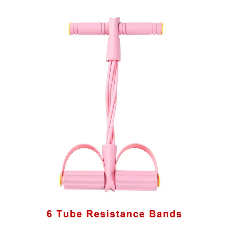 Pure Vibe Fitness Adjustable Resistance Band Set (4-6 Levels) Full Bod